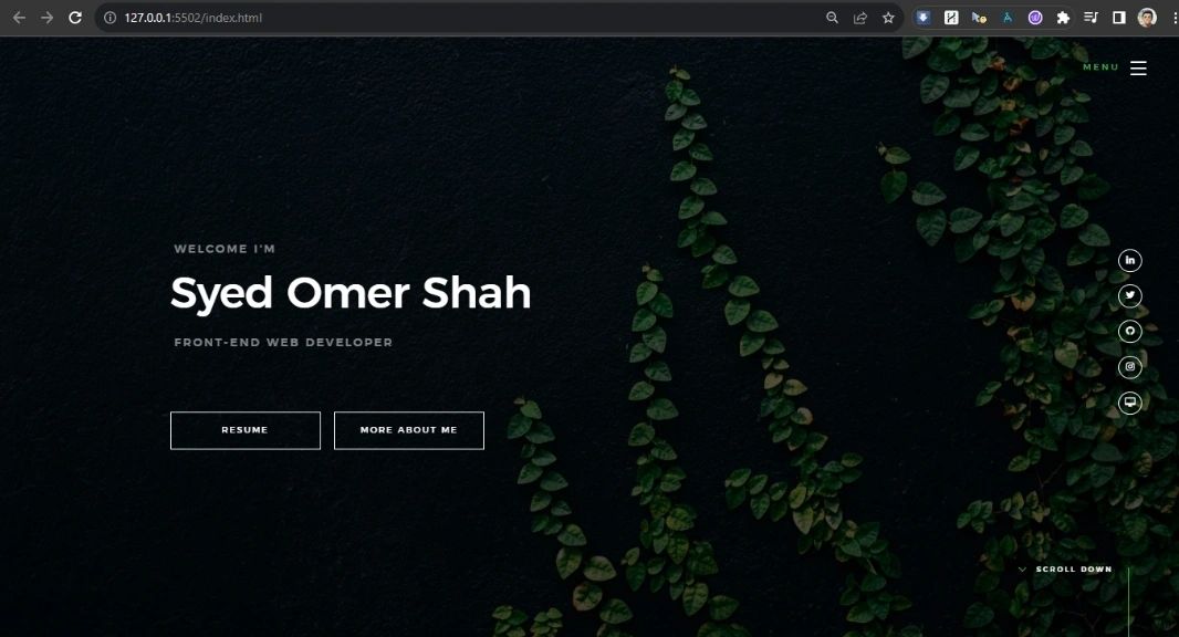 Syed Omer Shah on LinkedIn: #coding #webdevelopment #portfoliowebsite # ... Syed Omer Shah on LinkedIn: #coding #webdevelopment #portfoliowebsite # ...
