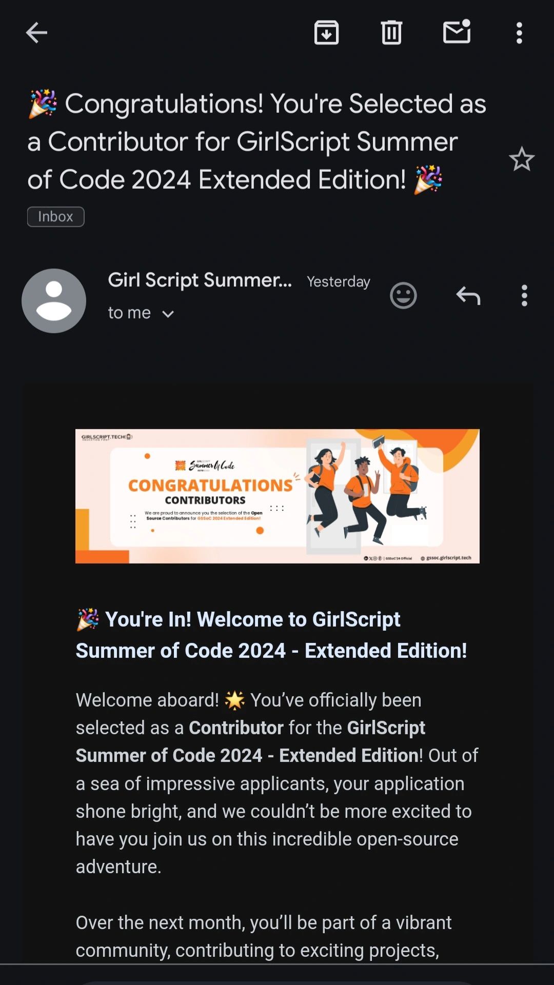 Sharika Punjabi on LinkedIn: #gssoc2024 #girlscript #contributor # ... Sharika Punjabi on LinkedIn: #gssoc2024 #girlscript #contributor # ...