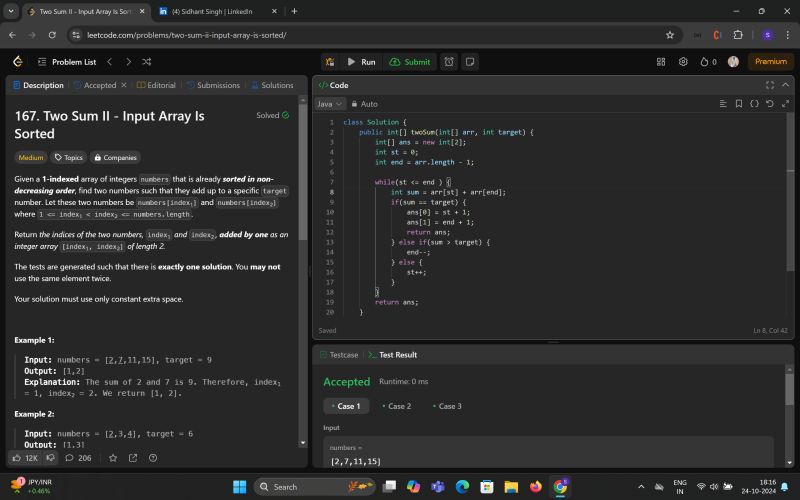 Sidhant Singh on LinkedIn: #leetcodechallenge #coding #algorithms ... Sidhant Singh on LinkedIn: #leetcodechallenge #coding #algorithms ...