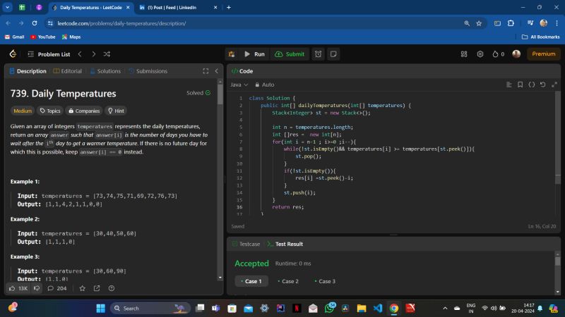 Manish Singh Bisht on LinkedIn: #day99 #dailydsa #leetcode # ... Manish Singh Bisht on LinkedIn: #day99 #dailydsa #leetcode # ...