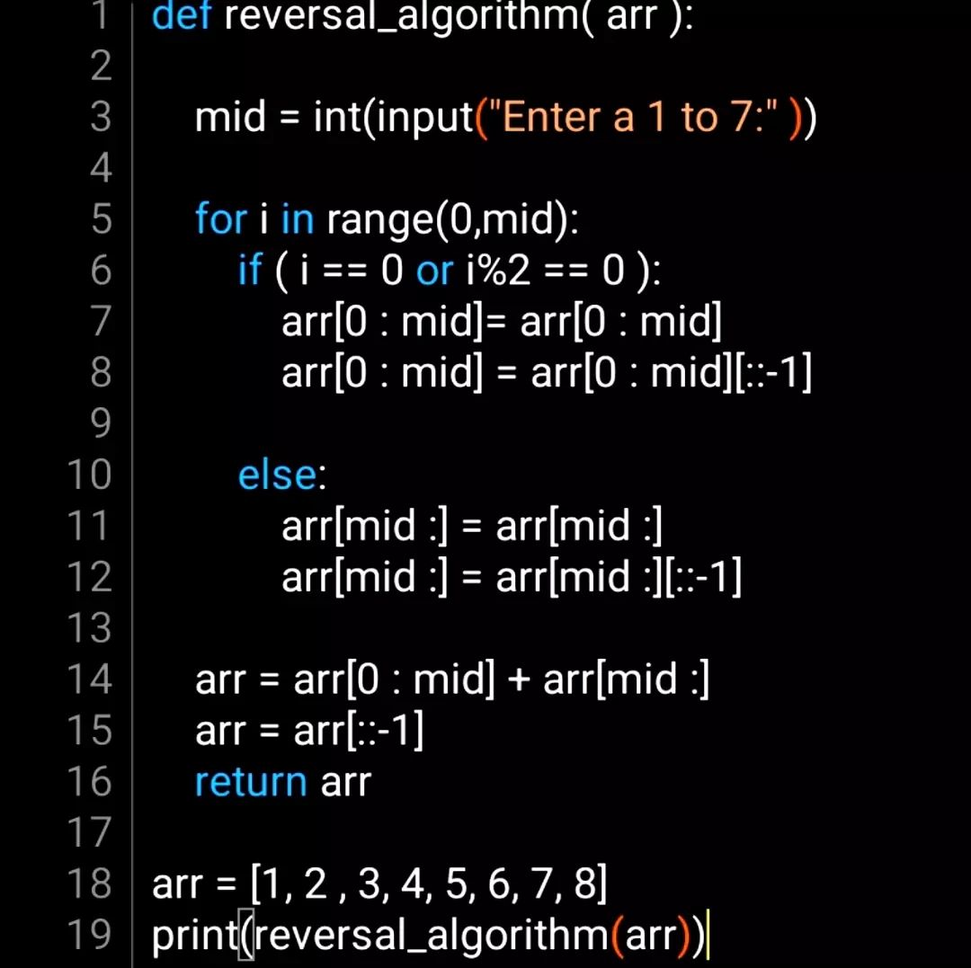 Esakki Raja on LinkedIn: reversal algorithm of array rotation in python 🐍🖥 Esakki Raja on LinkedIn: reversal algorithm of array rotation in python 🐍🖥