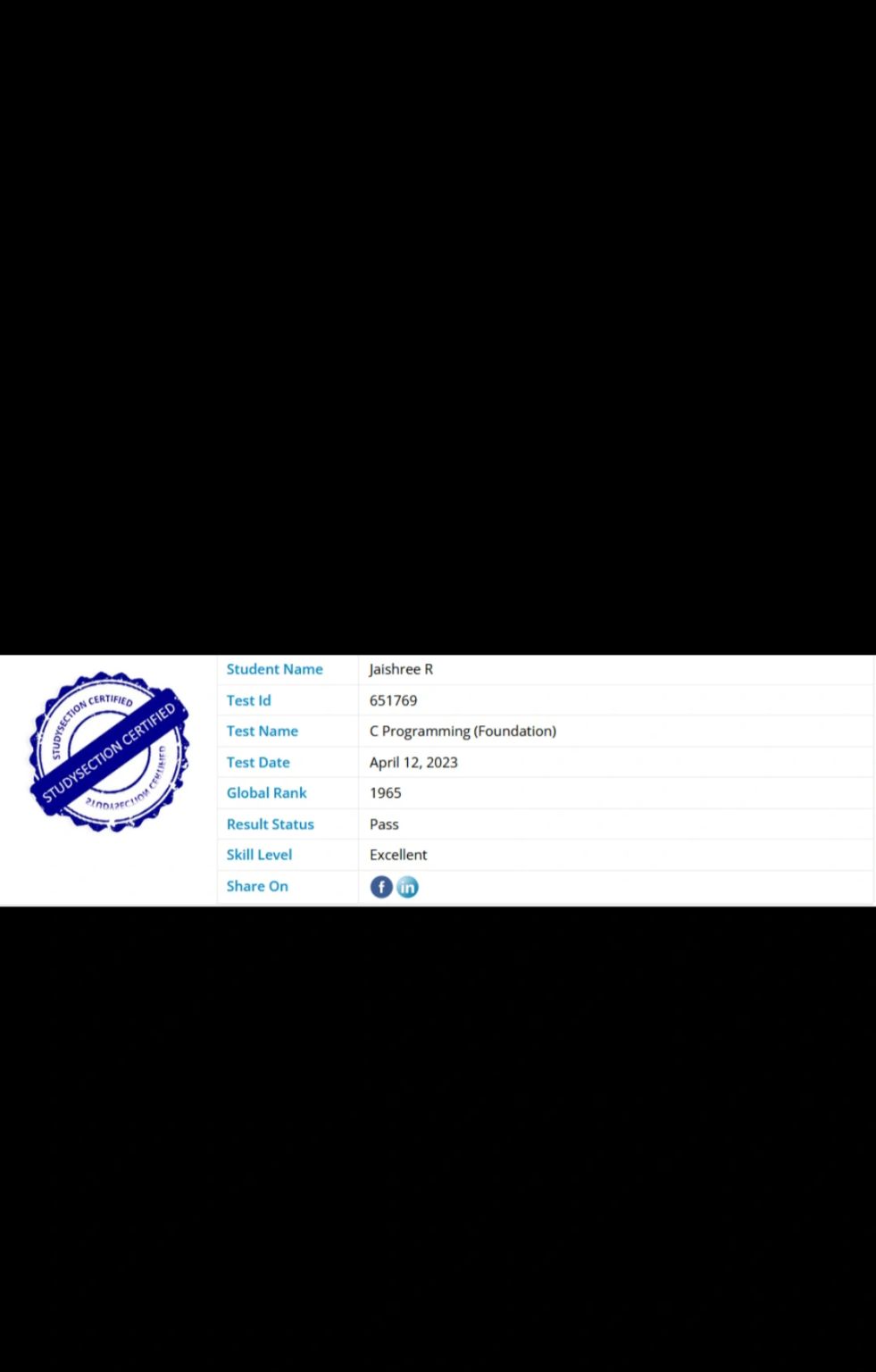 Jaishree R on LinkedIn: #studysection Jaishree R on LinkedIn: #studysection