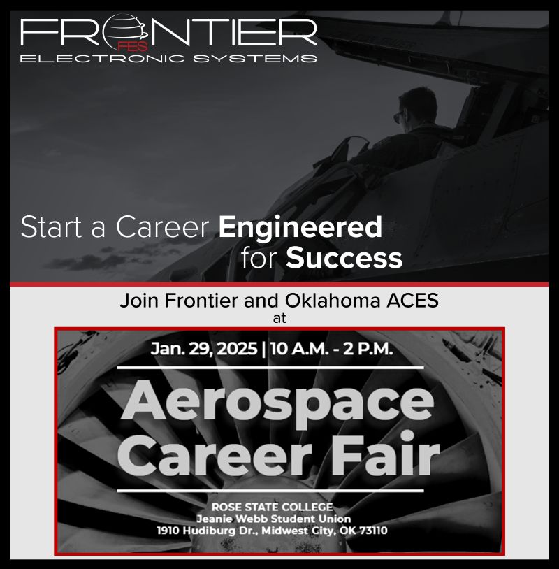 We are hiring! Join Frontier Electronic Systems and Oklahoma ACES for ... We are hiring! Join Frontier Electronic Systems and Oklahoma ACES for ...