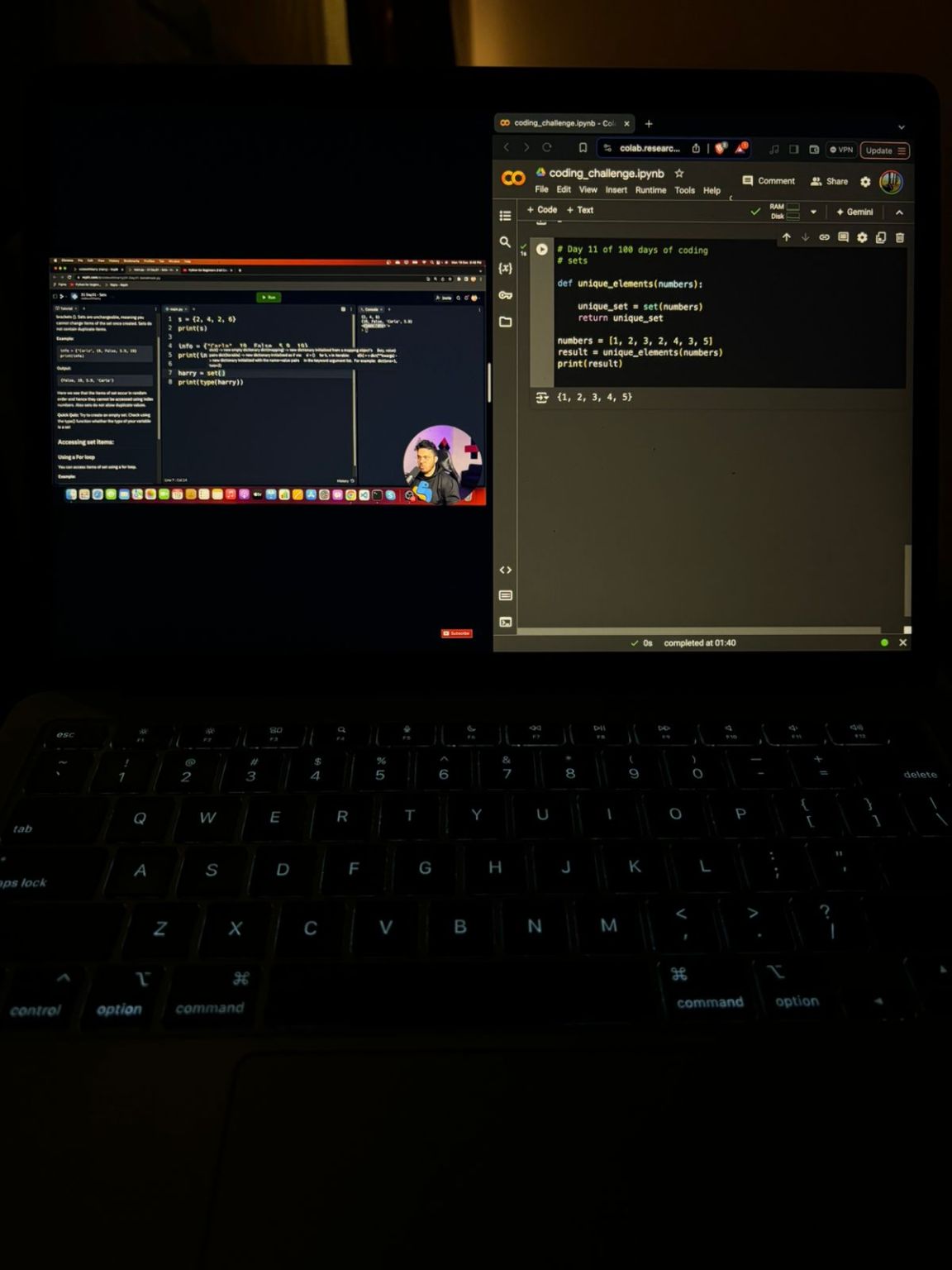 Day 11 of 100Days of Code: sets in Python | Karan Raj posted on the ... Day 11 of 100Days of Code: sets in Python | Karan Raj posted on the ...