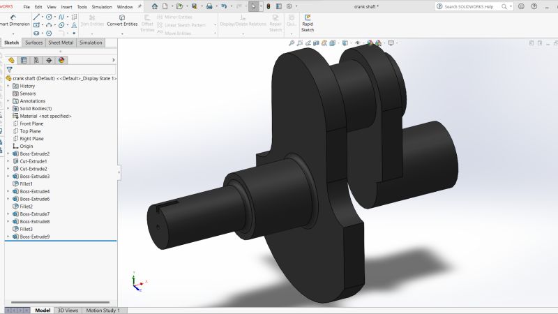 Shivam Bhardwaj on LinkedIn: Fine design of Crank shaft part… Shivam Bhardwaj on LinkedIn: Fine design of Crank shaft part…