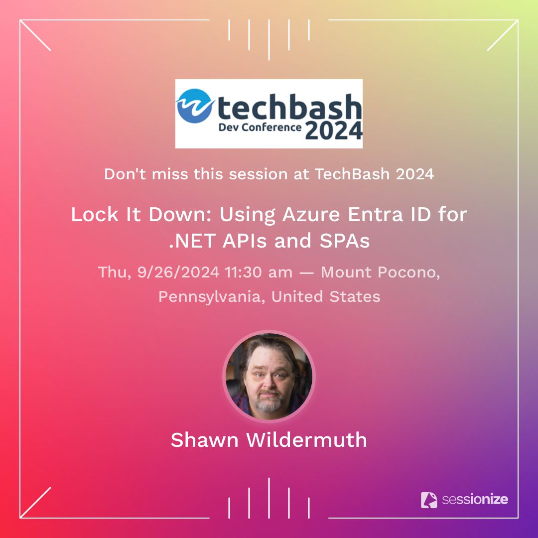 TechBash Foundation on LinkedIn: #dotnet #entra #techbash #azure #cloud ... TechBash Foundation on LinkedIn: #dotnet #entra #techbash #azure #cloud ...