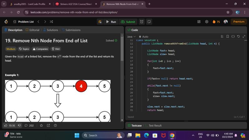 Aradhy Bajpai on LinkedIn: 🎉 Day 75 of my daily LeetCode challenge ... Aradhy Bajpai on LinkedIn: 🎉 Day 75 of my daily LeetCode challenge ...