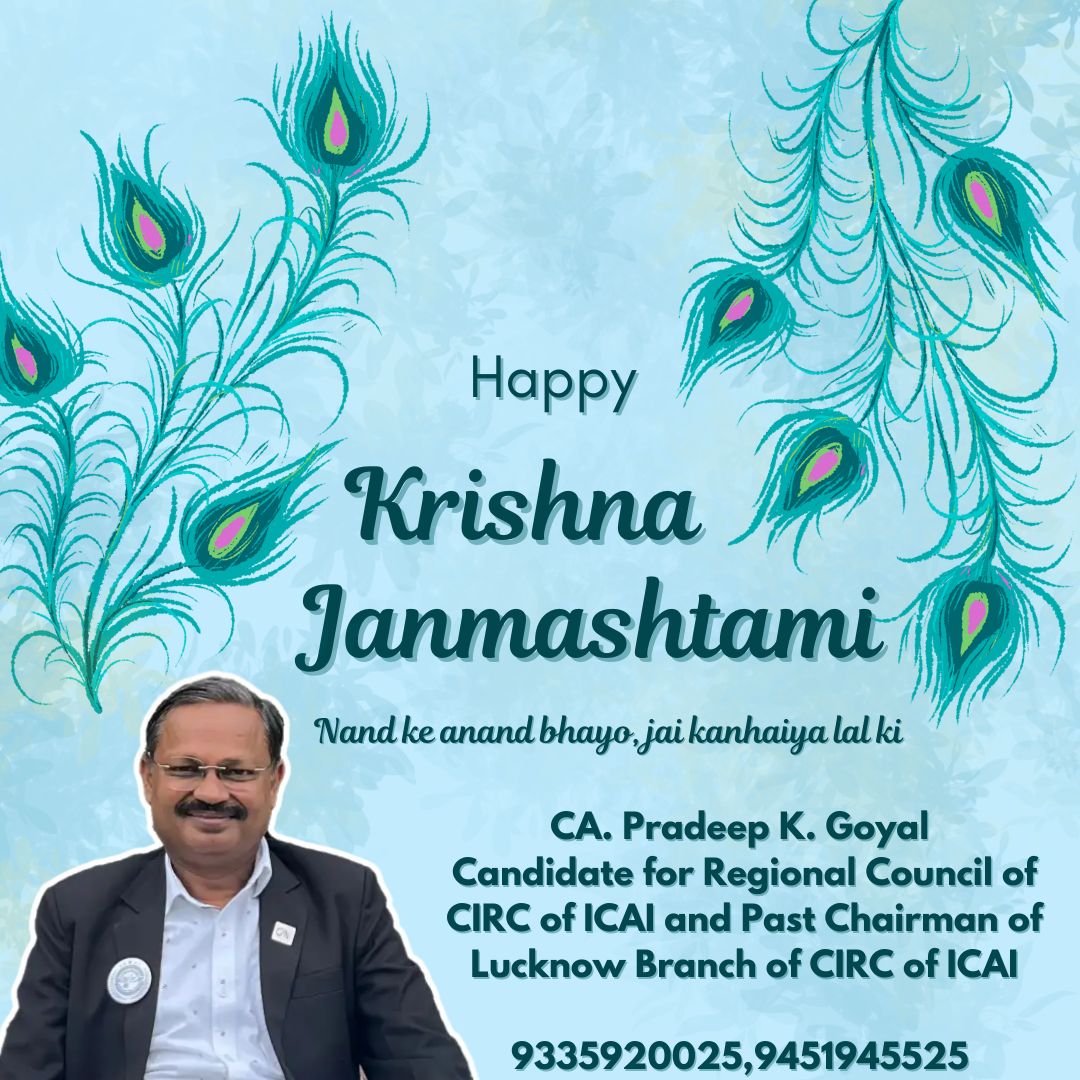 CA. Priyanshi Goyal on LinkedIn: Jai shree krishna! Let's celebrate our ... CA. Priyanshi Goyal on LinkedIn: Jai shree krishna! Let's celebrate our ...