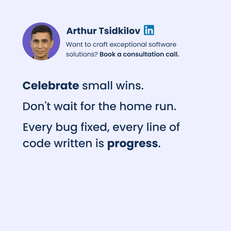 Arthur Tsidkilov on LinkedIn: #coding #softwaredevelopment #leadership ... Arthur Tsidkilov on LinkedIn: #coding #softwaredevelopment #leadership ...