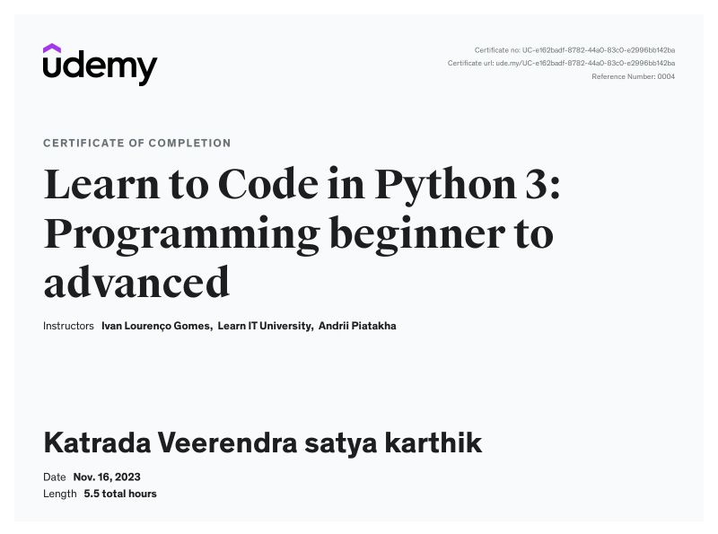 Satya Karthik on LinkedIn: #python #pythonprogramming # ... Satya Karthik on LinkedIn: #python #pythonprogramming # ...