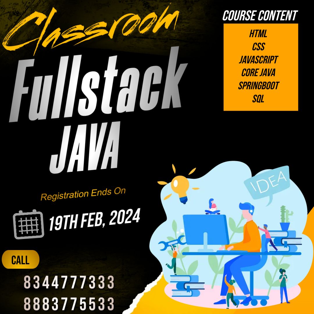Payilagam . on LinkedIn: #payilagam #java #javacourse #javafullstack # ... Payilagam . on LinkedIn: #payilagam #java #javacourse #javafullstack # ...