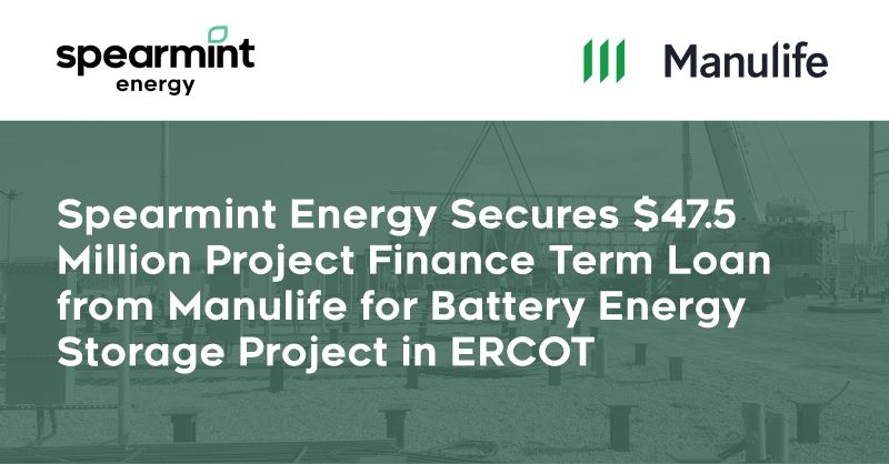Spearmint Energy on LinkedIn: Spearmint Energy Secures $47.5 Million ... Spearmint Energy on LinkedIn: Spearmint Energy Secures $47.5 Million ...