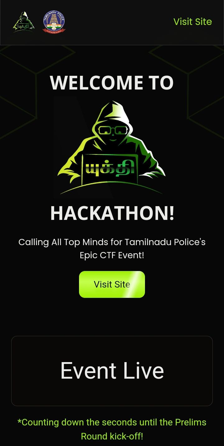 Suriya Ravichandran on LinkedIn: Yukthi prelims 🔥 24 hour hackthon 😎 ... Suriya Ravichandran on LinkedIn: Yukthi prelims 🔥 24 hour hackthon 😎 ...