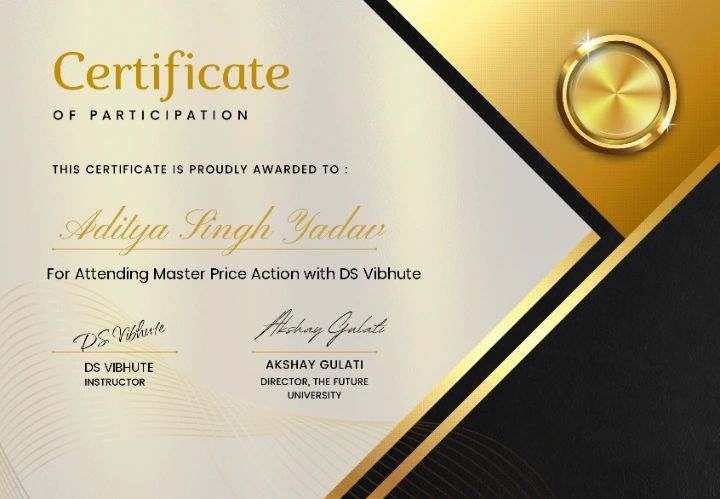 New achivement in Price Action. | Aditya Singh Yadav New achivement in Price Action. | Aditya Singh Yadav
