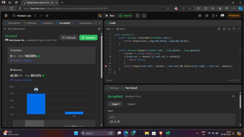 Prem Kumar Verma on LinkedIn: #java #dsa #learninpublic #coding # ... Prem Kumar Verma on LinkedIn: #java #dsa #learninpublic #coding # ...