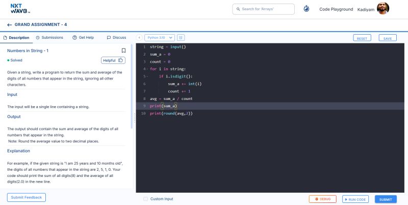 #day12 #nxtwave #30dayscodechallenage #ccbp #python #assignment | bhanu ... #day12 #nxtwave #30dayscodechallenage #ccbp #python #assignment | bhanu ...