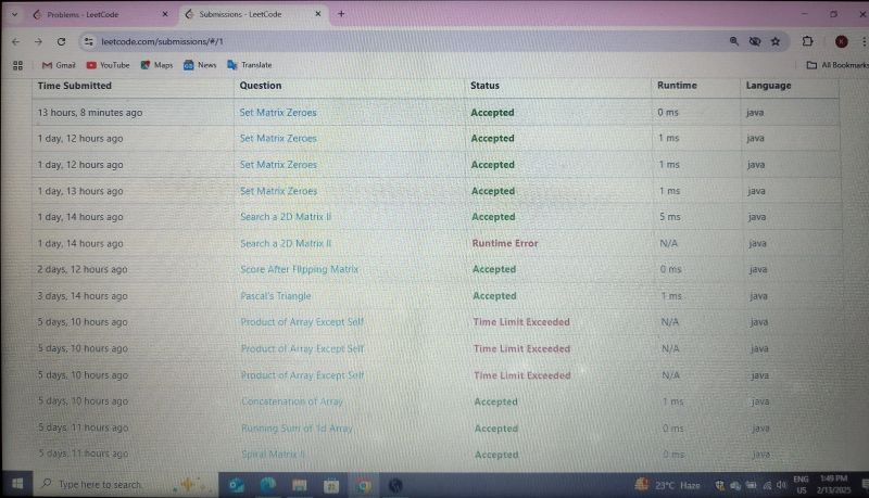 #java #coding #leetcode #learning #backenddevelopment #100daysofcode ... #java #coding #leetcode #learning #backenddevelopment #100daysofcode ...