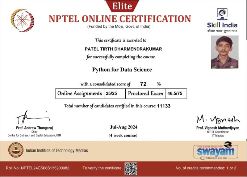 Tirth Patel on LinkedIn: #jagrutawaaz #pythonfordatascience #python # ... Tirth Patel on LinkedIn: #jagrutawaaz #pythonfordatascience #python # ...