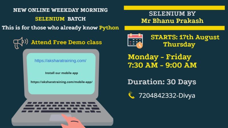 Bhanu Prakash on LinkedIn: #selenium #seleniumautomation #python Bhanu Prakash on LinkedIn: #selenium #seleniumautomation #python