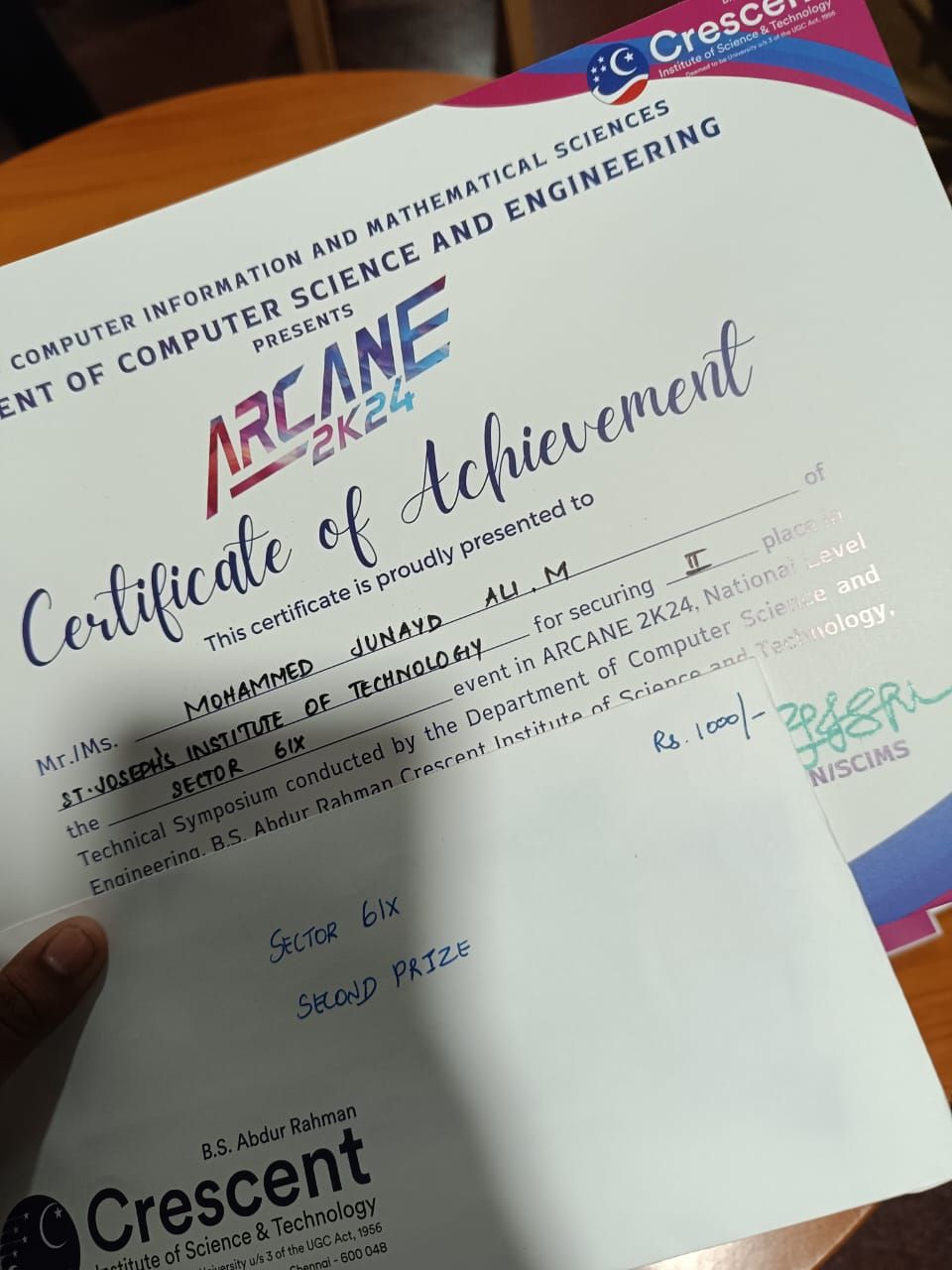 Mohammed junayd ali.M on LinkedIn: I’m excited to share that I won a ... Mohammed junayd ali.M on LinkedIn: I’m excited to share that I won a ...