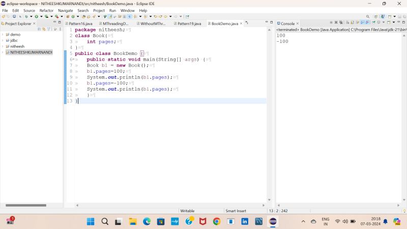 #encapsulation #coding #programming #codingchallenge… | NANDI NITHEESH ... #encapsulation #coding #programming #codingchallenge… | NANDI NITHEESH ...