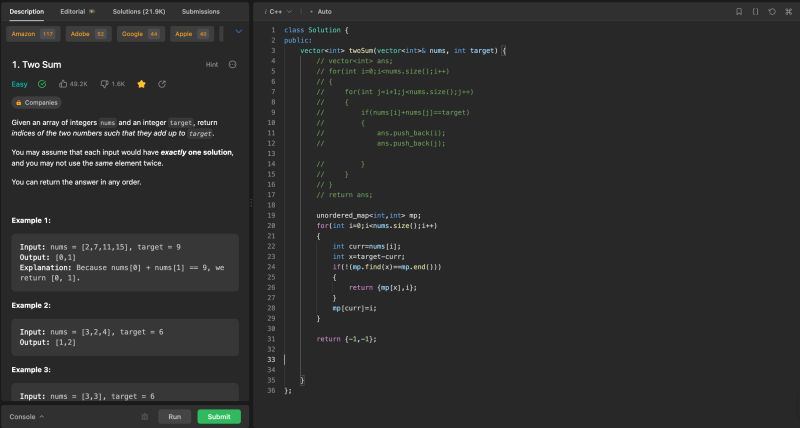Aman Singh on LinkedIn: #leetcode #algorithmoptimization # ... Aman Singh on LinkedIn: #leetcode #algorithmoptimization # ...