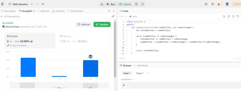 Dhanraj Pandey on LinkedIn: Solved today's easy level LeetCode POTD in ... Dhanraj Pandey on LinkedIn: Solved today's easy level LeetCode POTD in ...