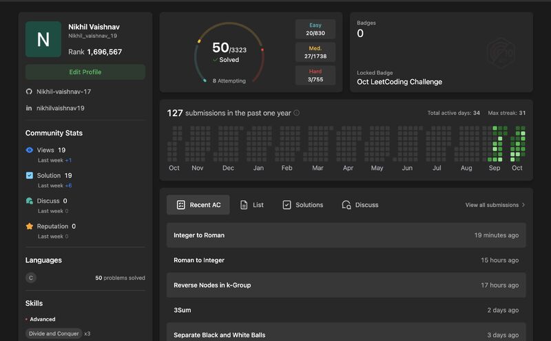 Nikhil Vaishnav on LinkedIn: #leetcode #coding #problemsolving # ... Nikhil Vaishnav on LinkedIn: #leetcode #coding #problemsolving # ...
