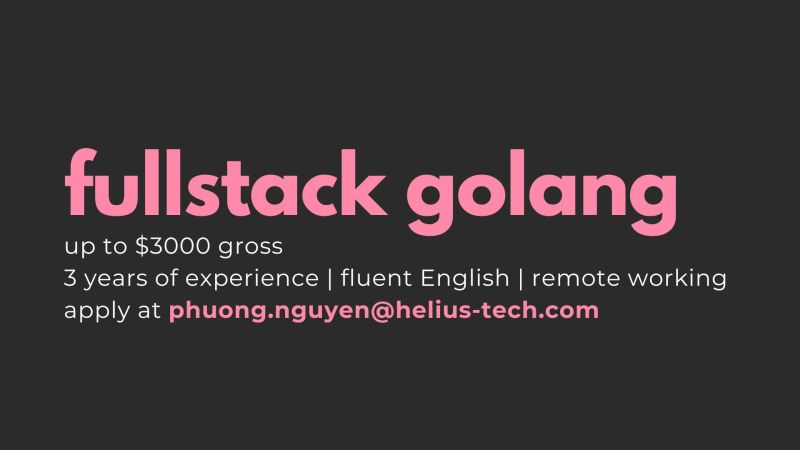 Phương N. on LinkedIn: #golang #javascript Phương N. on LinkedIn: #golang #javascript