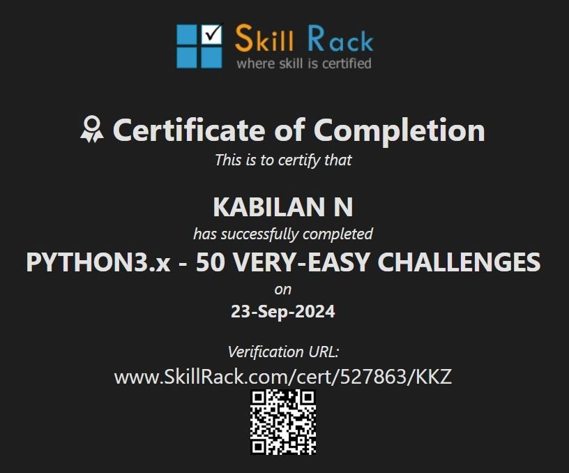 #python #problemsolving #codingchallenges #continuouslearning… | KABILAN N #python #problemsolving #codingchallenges #continuouslearning… | KABILAN N