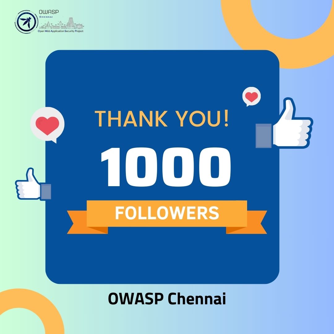 #cybersecurity #informationsecurity #owasp #chennai | OWASP Chennai Chapter #cybersecurity #informationsecurity #owasp #chennai | OWASP Chennai Chapter