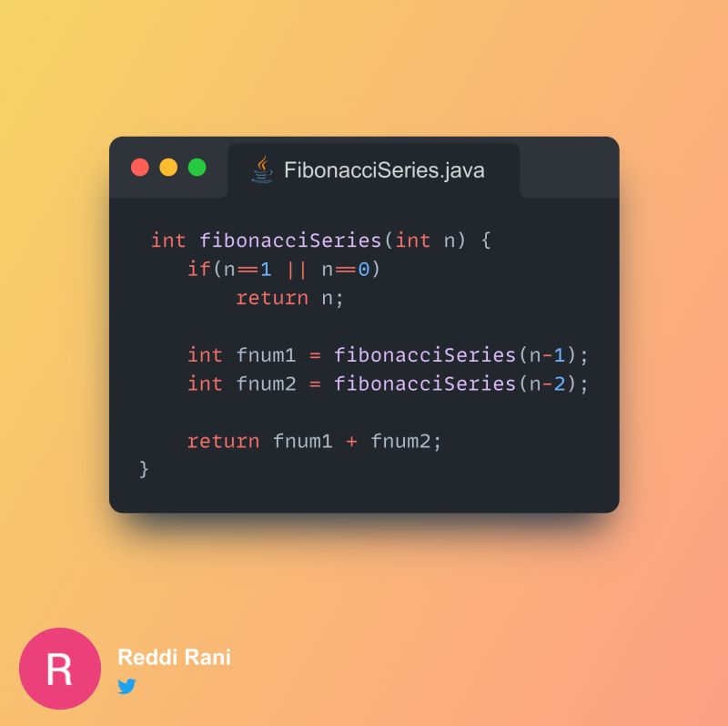 Reddi Rani on LinkedIn: #100daysofcodechallenge #recursion #100daysofcode… Reddi Rani on LinkedIn: #100daysofcodechallenge #recursion #100daysofcode…