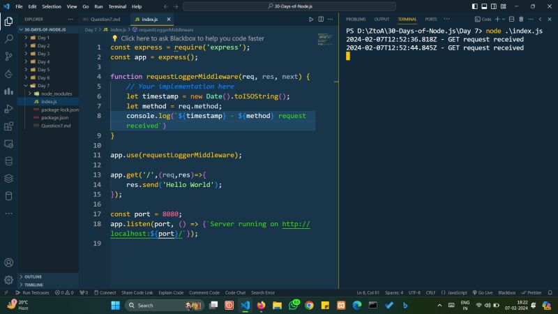 Day 7 of #30DaysOfNodejs challenge on Scaler discord | Shiv Sagar ... Day 7 of #30DaysOfNodejs challenge on Scaler discord | Shiv Sagar ...