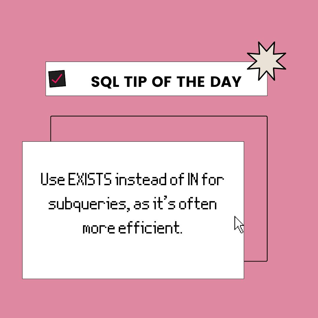 Certify2win on LinkedIn: #sql #learning #sqlqueries #tipoftheday Certify2win on LinkedIn: #sql #learning #sqlqueries #tipoftheday