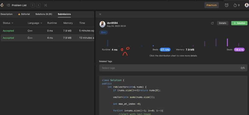 Don Wijesinghe on LinkedIn: #leetcode #dynamicprogramming #houserobber Don Wijesinghe on LinkedIn: #leetcode #dynamicprogramming #houserobber