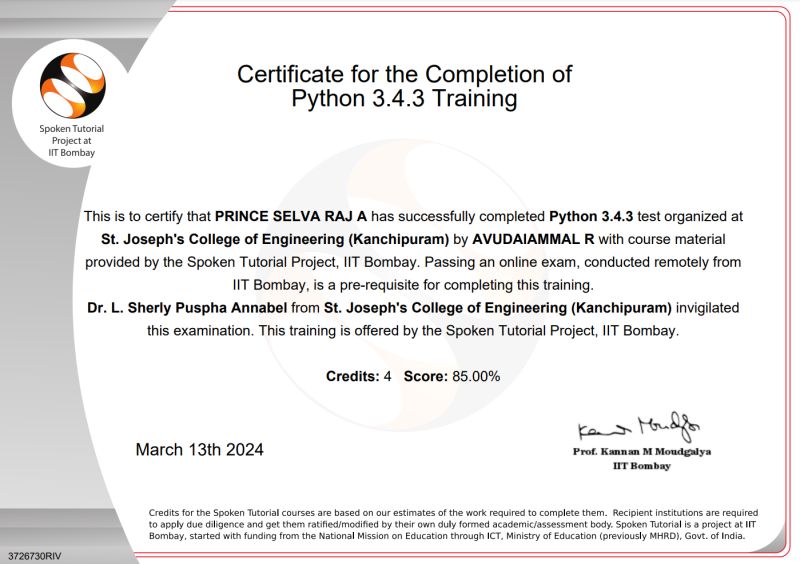#pythontraining #spokentutorial #iitbombay #continuouslearning #python ... #pythontraining #spokentutorial #iitbombay #continuouslearning #python ...