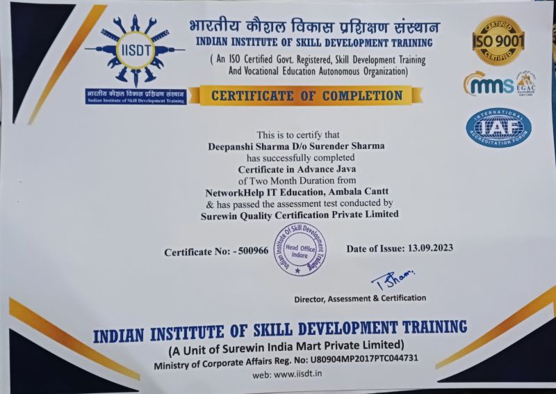 Deepanshi Sharma on LinkedIn: #java #programming #continuouslearning Deepanshi Sharma on LinkedIn: #java #programming #continuouslearning