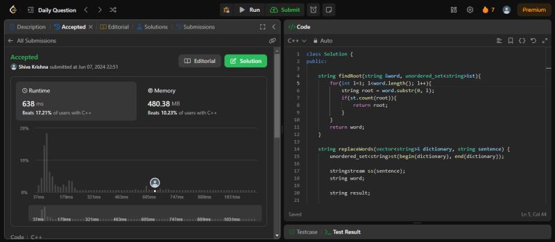 Day 5 of #100daysofcode challenge: Solve Leetcode POTD | Shiva Krishna ... Day 5 of #100daysofcode challenge: Solve Leetcode POTD | Shiva Krishna ...