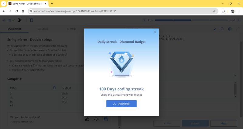 Jaimin Prajapati on LinkedIn: #100daysofcode #codechef #codingjourney # ... Jaimin Prajapati on LinkedIn: #100daysofcode #codechef #codingjourney # ...