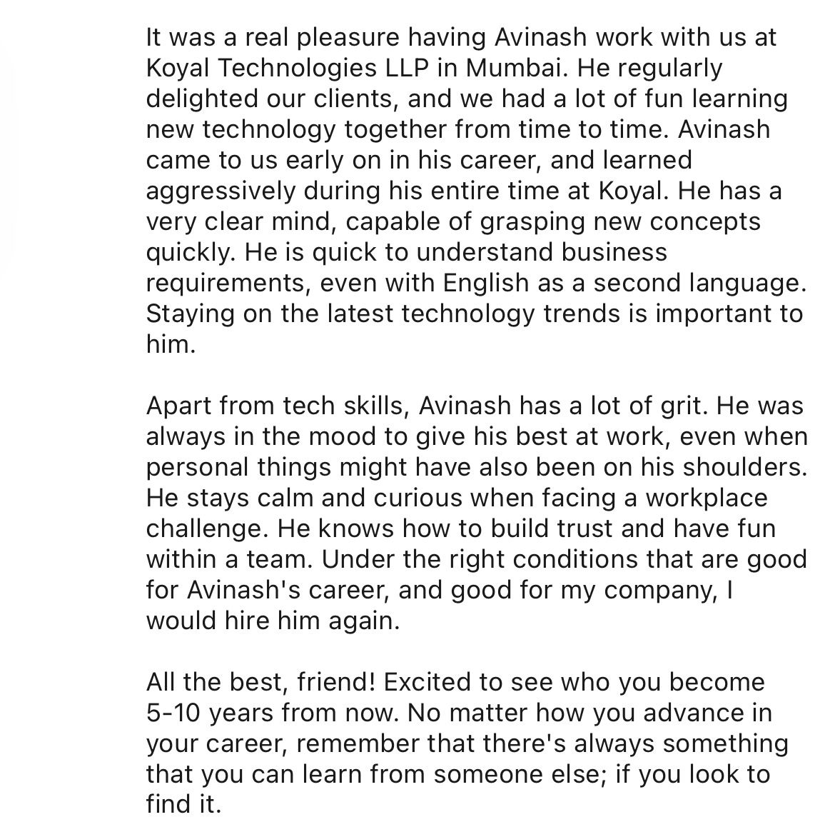 Avinash Varpeti on LinkedIn: #experience #developer #coding Avinash Varpeti on LinkedIn: #experience #developer #coding