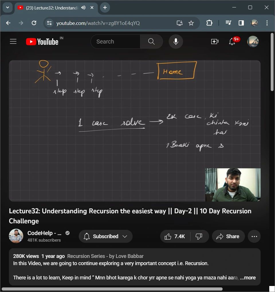 Gautam Mishra on LinkedIn: #120daysofcode #recursionmastery # ... Gautam Mishra on LinkedIn: #120daysofcode #recursionmastery # ...