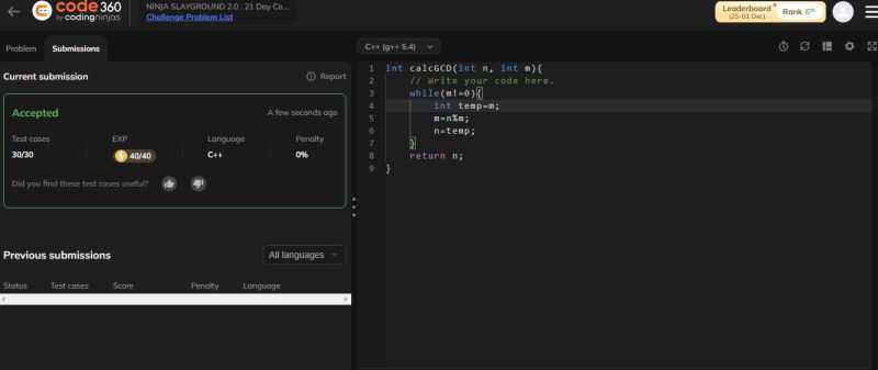 Sourav Dutta on LinkedIn: #ninjaslayground #codingninjas Sourav Dutta on LinkedIn: #ninjaslayground #codingninjas