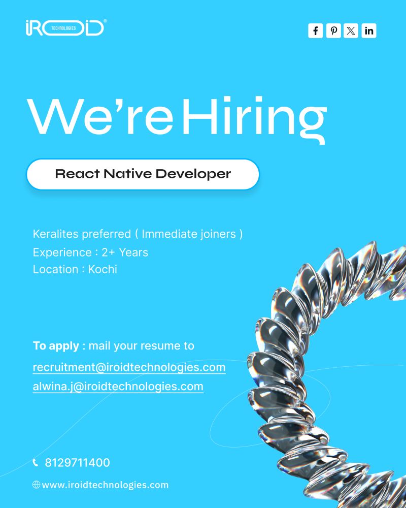 #hiring #reactnative #softwaredeveloper #frontenddeveloper #react ... #hiring #reactnative #softwaredeveloper #frontenddeveloper #react ...