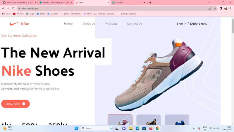 Created a Website using React and Tailwindcss : https://lnkd.in ... Created a Website using React and Tailwindcss : https://lnkd.in ...