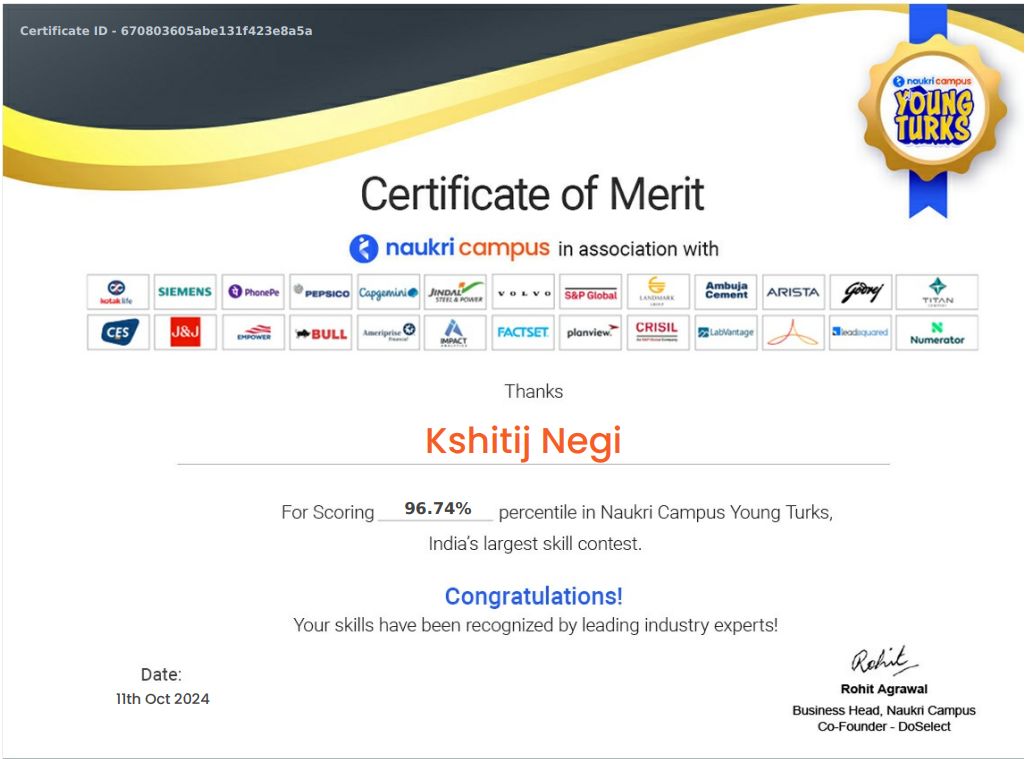 Kshitij Negi on LinkedIn: #coding #youngturks #learning #competitions Kshitij Negi on LinkedIn: #coding #youngturks #learning #competitions