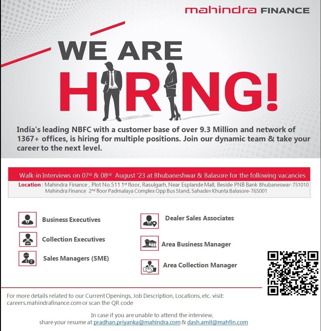 Amit Kumar Dash on LinkedIn: #hiringalerts #odishajobs #nbfcs # ... Amit Kumar Dash on LinkedIn: #hiringalerts #odishajobs #nbfcs # ...