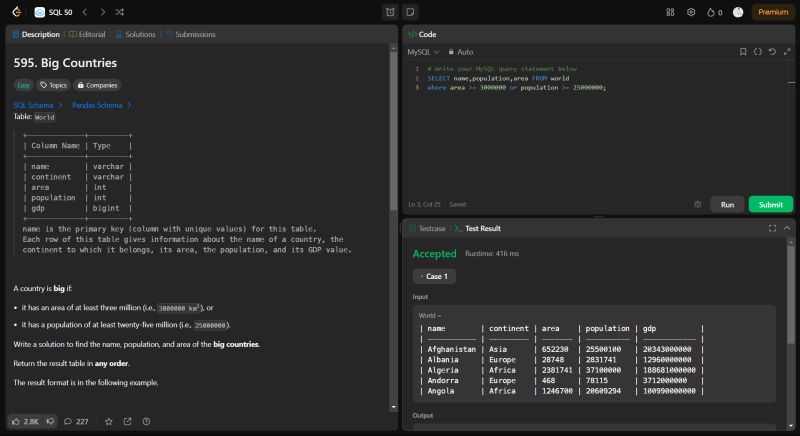 Lokesh G on LinkedIn: #sql #dataanalysis #learningjourney #sqlchallenge Lokesh G on LinkedIn: #sql #dataanalysis #learningjourney #sqlchallenge