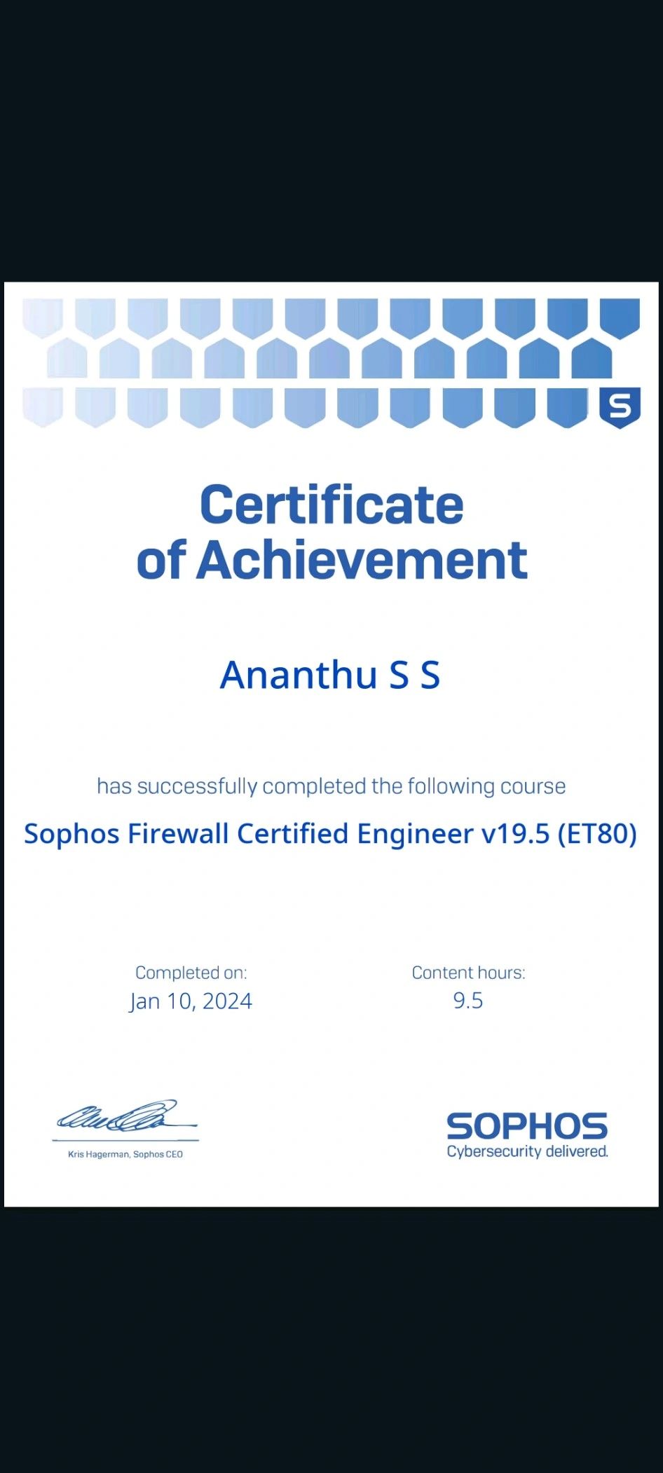 Ananthu S S on LinkedIn: #sophos Ananthu S S on LinkedIn: #sophos