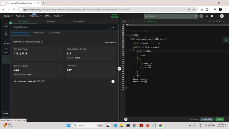 #geekstreak2025 #dsa #java #codingchallenge #problemsolving #gfg160 ... #geekstreak2025 #dsa #java #codingchallenge #problemsolving #gfg160 ...
