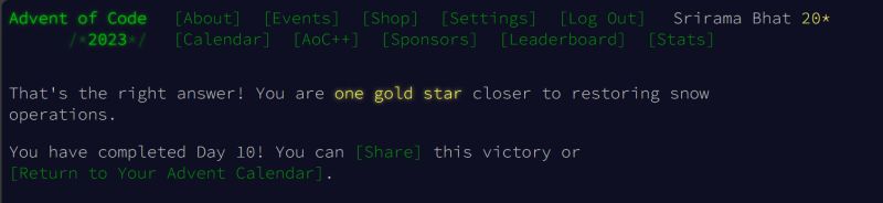Srirama Bhat on LinkedIn: #adventofcode #scalerdiscord Srirama Bhat on LinkedIn: #adventofcode #scalerdiscord